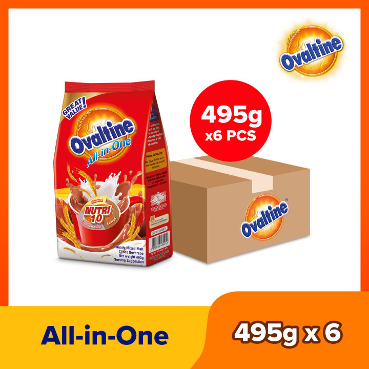 Ovaltine All-In-One 495g Set of 6 | Lazada PH
