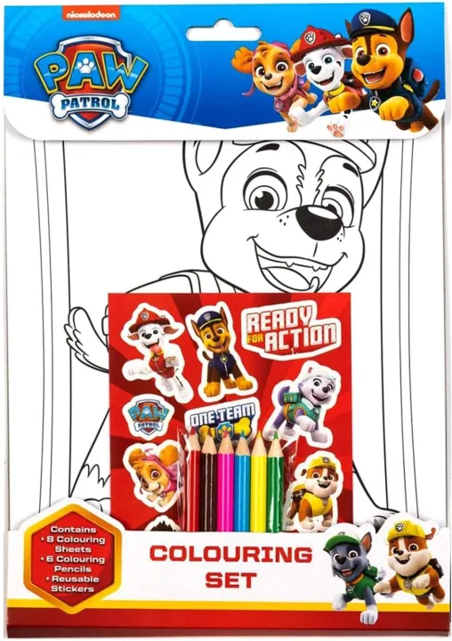 สินค้าใหม่ลิขสิทธิ์แท้ Colouring Set: Paw Patrol | Lazada.co.th