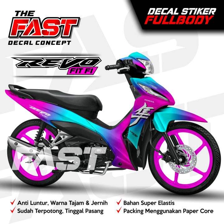 Decal Sticker Revo Fit FI/Revo X Fullbody Bunglon Decal stiker Revo Fit ...
