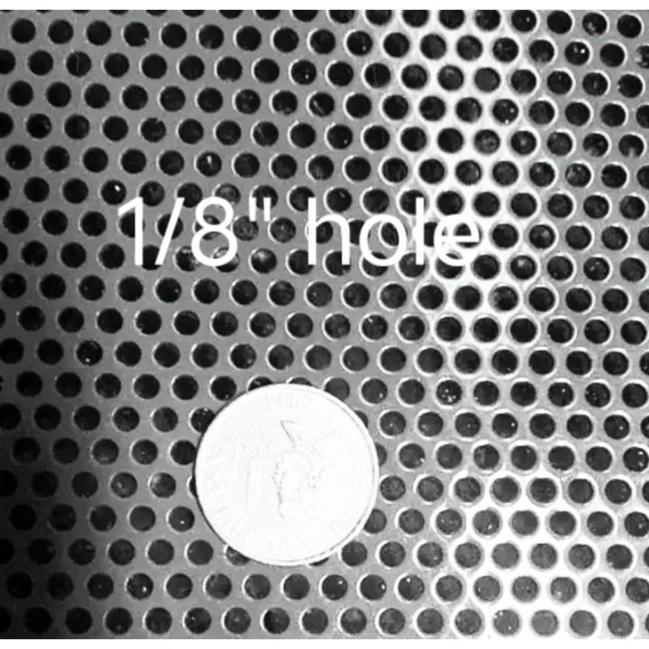 Perforated metal screen/sheet 0.7mmthk 1/8" hole | Lazada PH