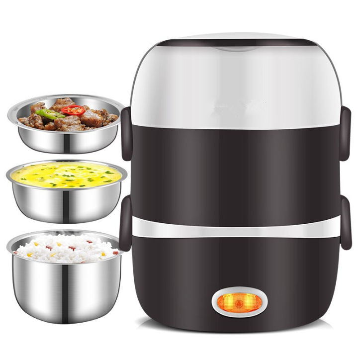 220v Mini Electric Rice Cooker 2/3 Layers Available Steamer Stainless ...