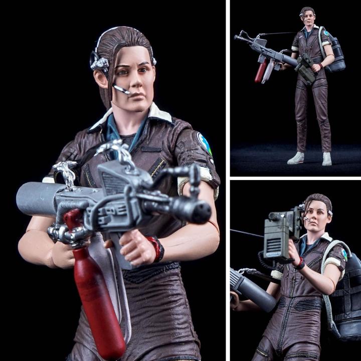 Model โมเดล Figure Action จากหนังดังเรื่อง NECA Aliens Isolation ...