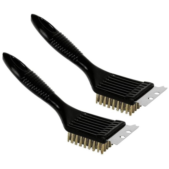 BBQ Grill Brush Grill Cleaner Barbecue Grill Brush and Scraper Non ...