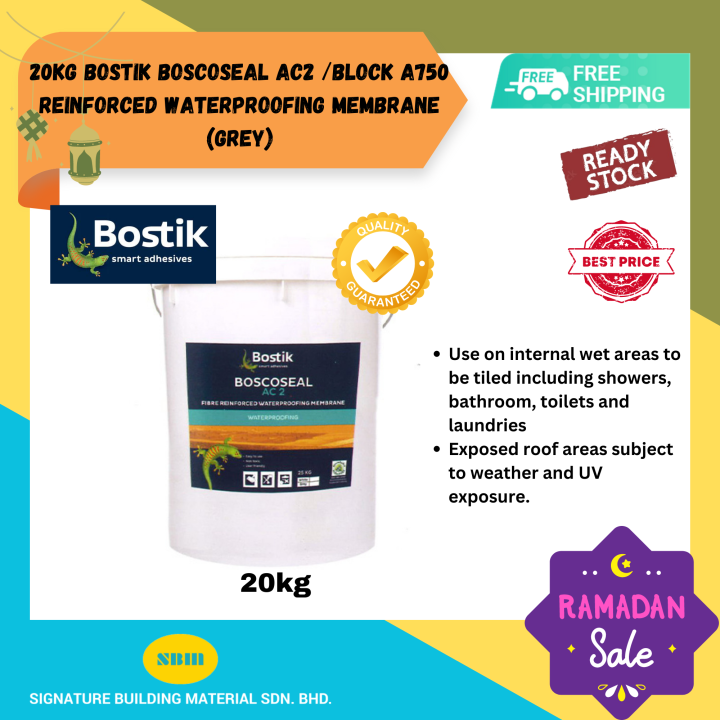 BOSTIK BOSCOSEAL AC2 / BLOCK A750 - Low odour reinforced waterproofing ...