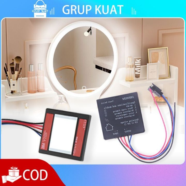 UOqFoce3 5-12V Touch Sensor Switch Perfect for LED Lights on Bathroom ...
