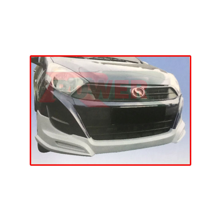 Perodua Axia (2014 - 2018) OEM Style Front Skirt Skirting Bumper Lower ...
