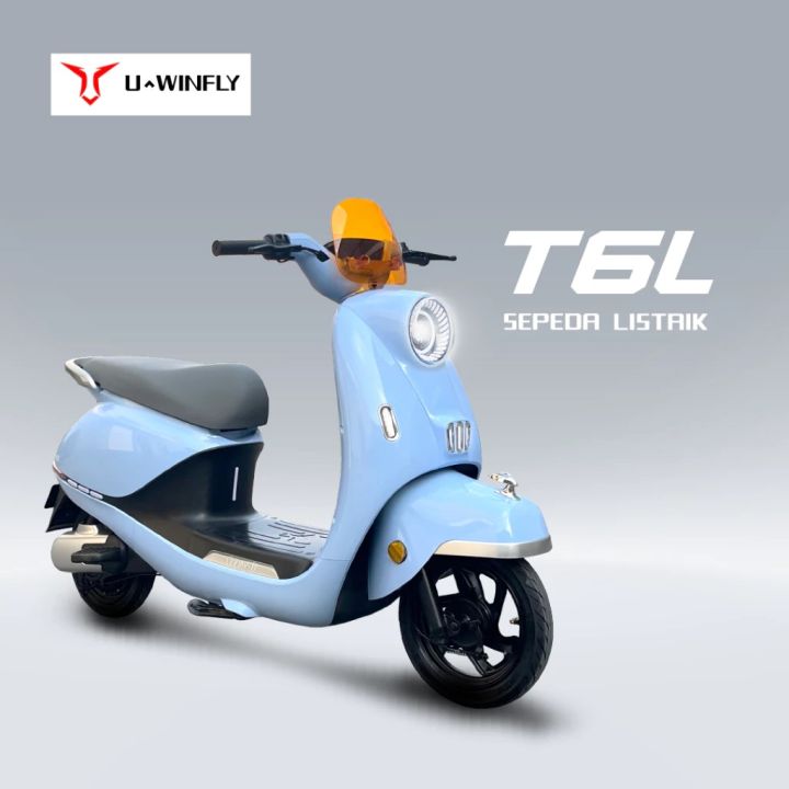 Sepeda Listrik Uwinfly T60 / T65 LITHIUM Terbaru Garansi Resmi Sepeda ...