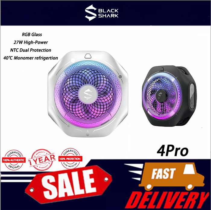 Black Shark FunCooler 4 Pro penyejukan magnetik 27W kuasa tinggi RGB kesan pencahayaan ...