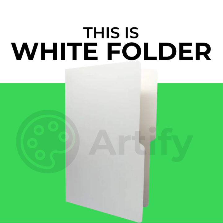 White Folder 14pts Thick Short Long White Folder Short Folder Long ...
