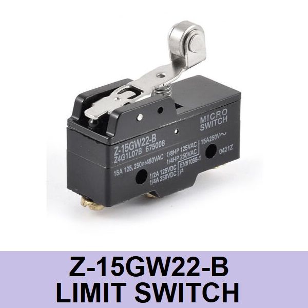 Limit Switch Z-15GW22-B 1 Piece Roller Micro Lever Limit Switch roller Lever SPDT Short Roller ...