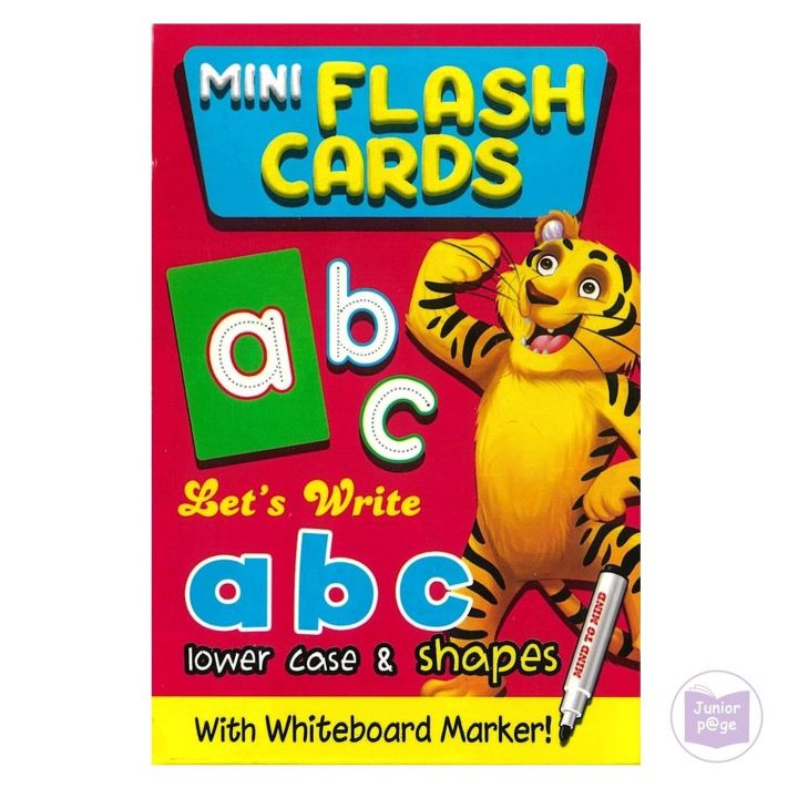 Let's Write Mini Flash Cards ABC Lower Case & Shapes | Lazada Singapore