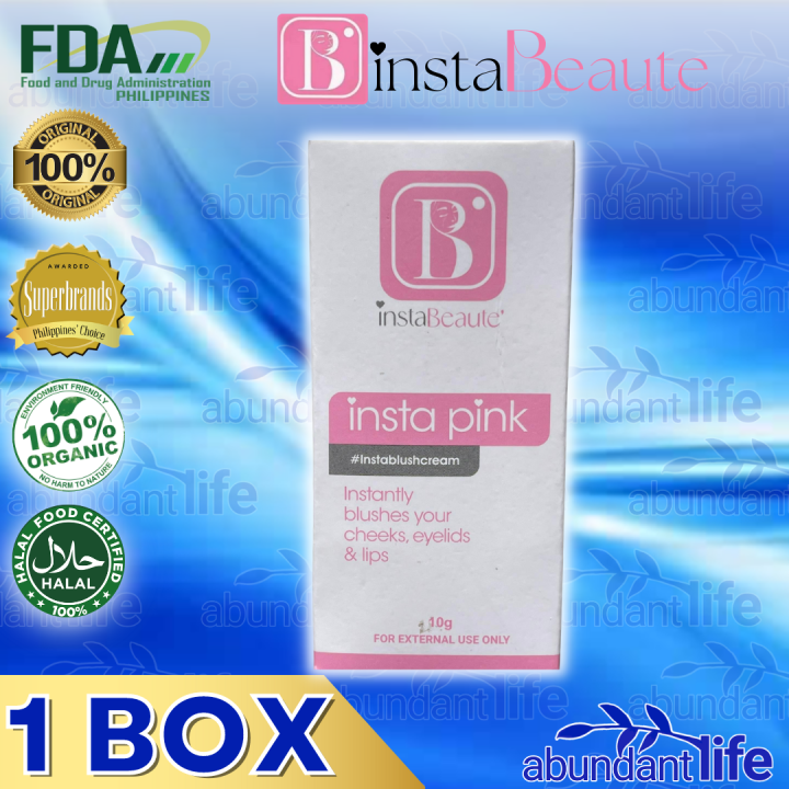1 Box INSTA PINK Blush Cream BY (InstaBeate) Instantly Blushes your ...