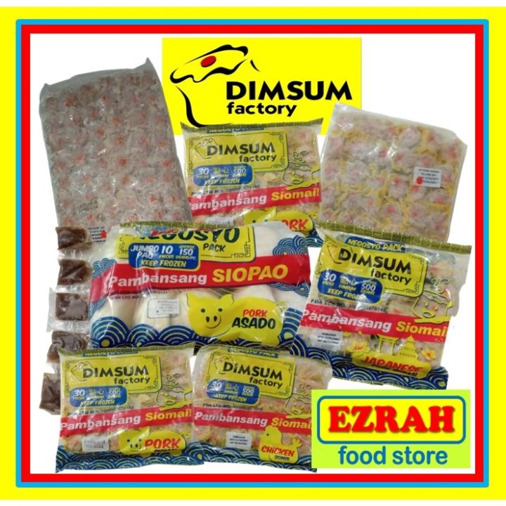 Dimsum Factory Siomai, SharksFin, Japanese, Asado Siopao | Lazada PH