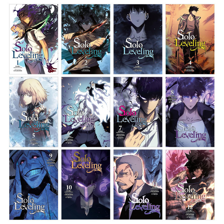 Solo leveling volumes 1-12 Book Collection Manga Set by Chugong | Lazada