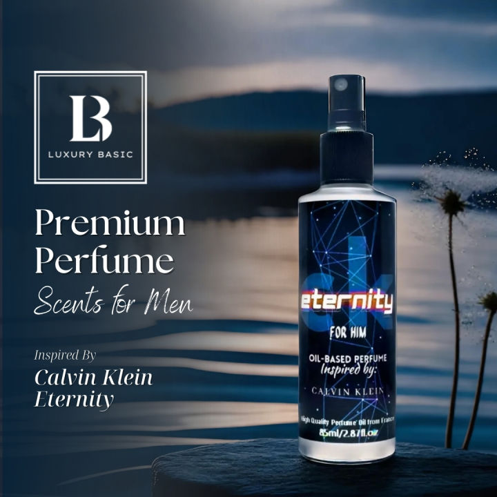Luxury Basic Oil Based Perfume 85mL with Long Lasting Eternity Inspired ...