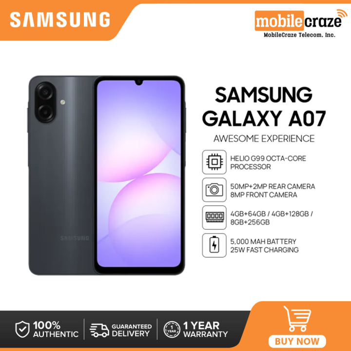 [NEW] Samsung Galaxy A07 Smartphone | 8GB+256GB /4GB+64GB / 4GB+128GB ...