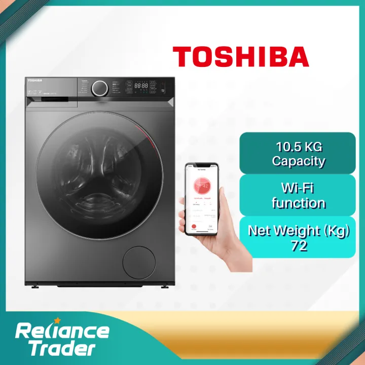 Toshiba Front Load Washer TW-BK115GF4M(SK) 10.5KG/ TW-BK105GF4M(SK) 9.5KG/ TW-BK95GF4M(SK) 8.5KG ...