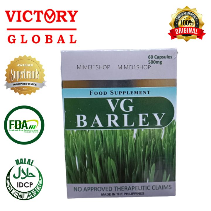 100% AUTHENTIC VG BARLEY CAPSULES (60 CAPSULES) | Lazada PH