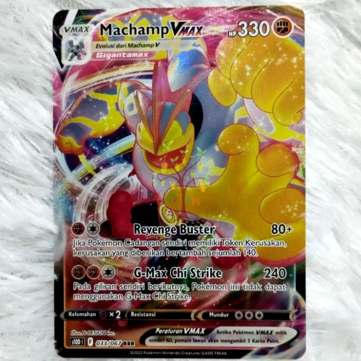 Kartu Pokemon Indonesia - Machamp VMax | Lazada Indonesia