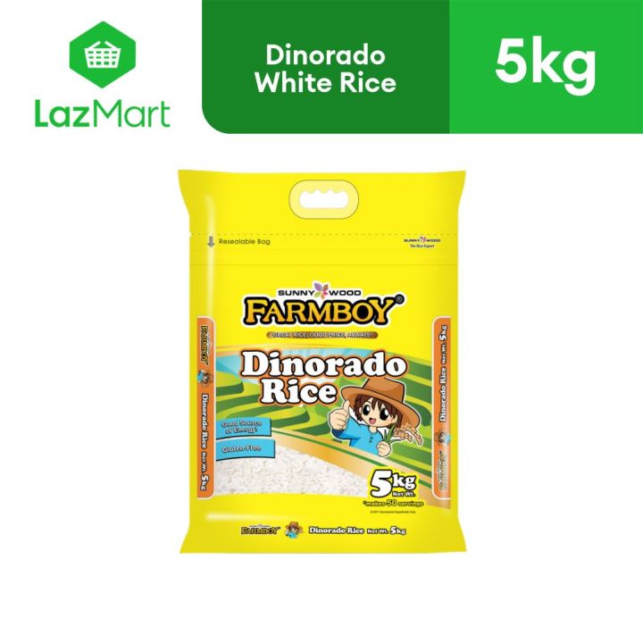 Farmboy Dinorado White Rice 5kg | Lazada PH
