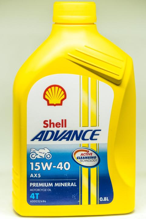 Oli Motor Shell Advance AX5 15W-40 0.8 Liter | Lazada Indonesia