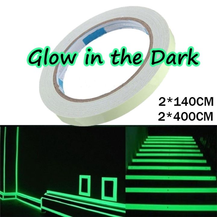 1 Roll Luminous Tape Self Adhesive PET Warning Tape Night Vision Glow ...