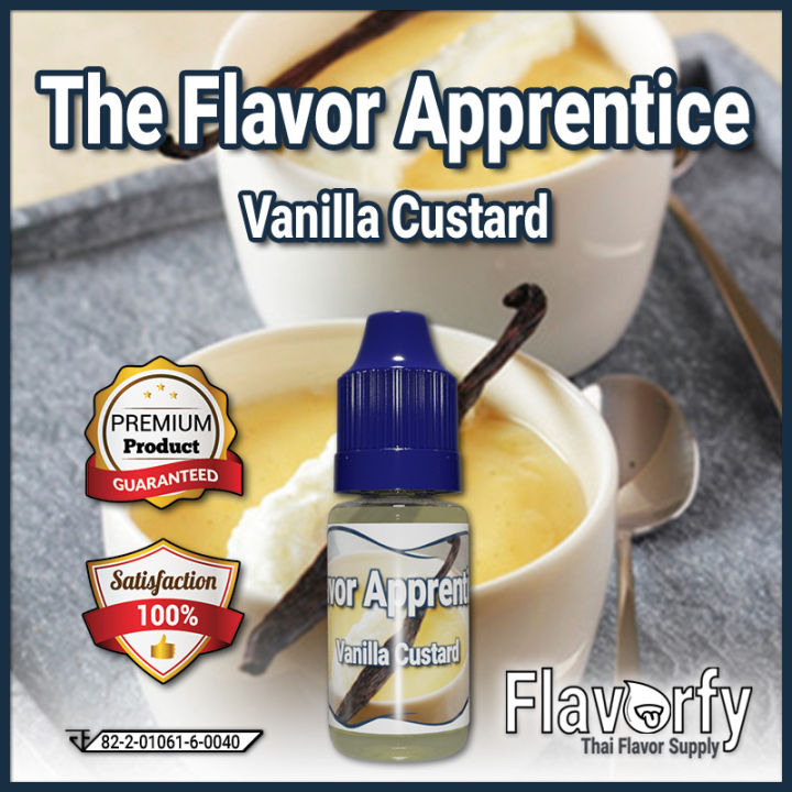 The Flavor Apprentice Vanilla Custard - คัสตาร์ดวนิลลา - กลิ่นผสมอาหาร ...