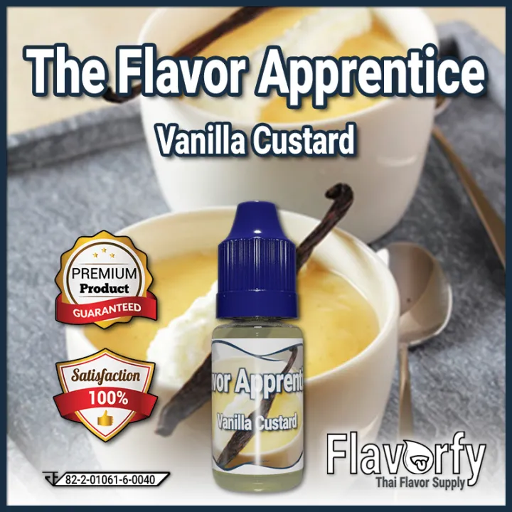 The Flavor Apprentice Vanilla Custard - คัสตาร์ดวนิลลา - กลิ่นผสมอาหาร ...
