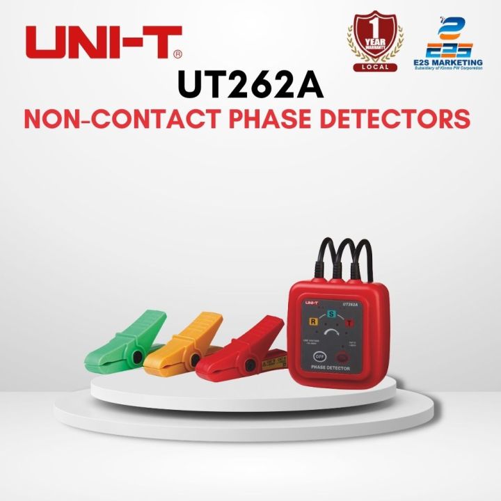 UNI-T Non-Contact Phase Detector UT-262A Phase sequence/ Missing Phase Detection/ Live power ...