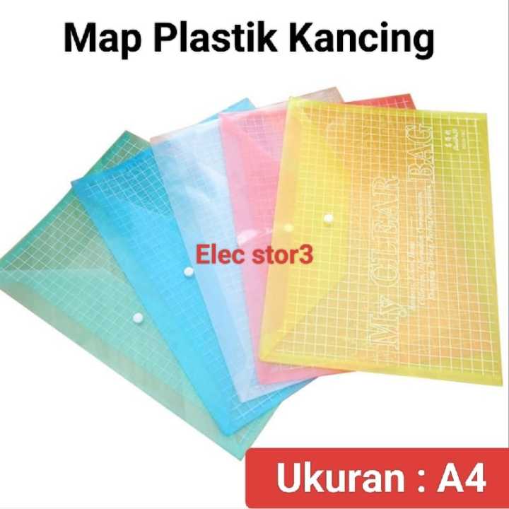 Map Plastik Kancing Ukuran A4 | Lazada Indonesia
