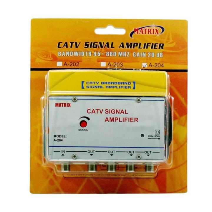 CATV SIGNAL AMPLIFIER Booster Penguat sinyal TV UHF atau DIGITAL ...