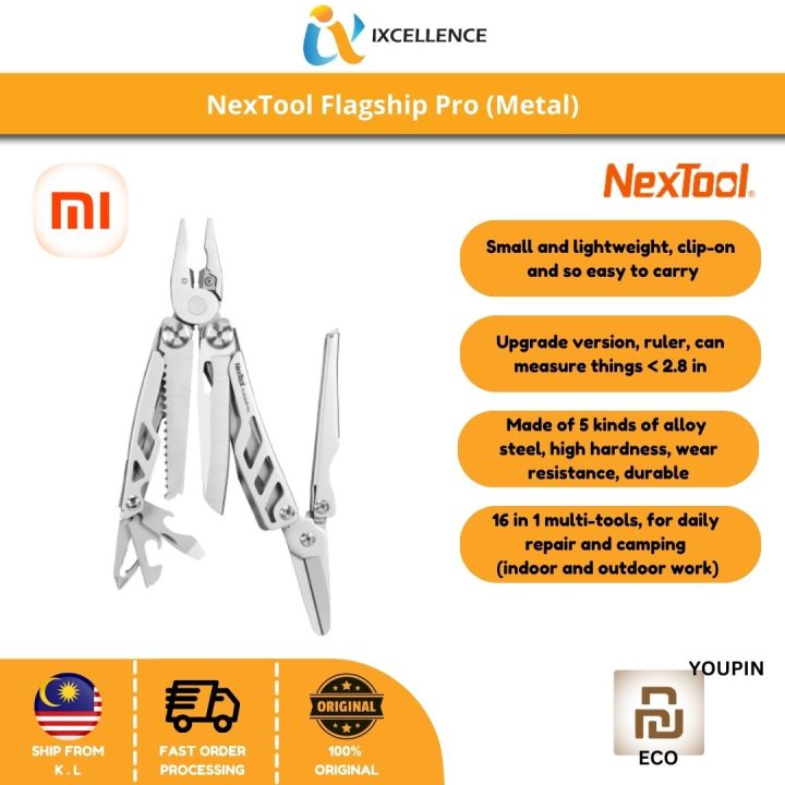 [IX] NexTool Flagship Pro - Metal/Stonewashed/Blade Replace/Blue/Red ...