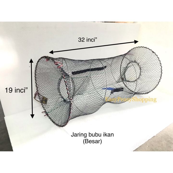 Perangkap Ikan&Udang/ Jaring Bubu Ikan Udang/Spring Bubu Ikan (READY ...