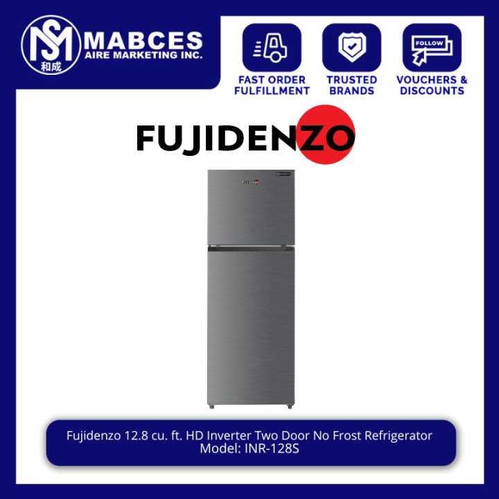 Fujidenzo 12.8 cu. ft. HD Inverter Two Door No Frost Refrigerator INR ...