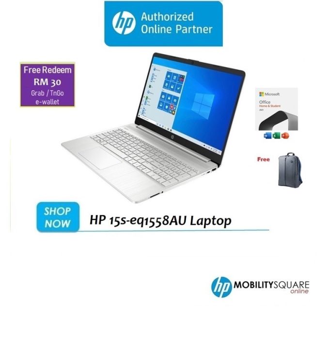 HP 15s-eq1557AU gold / 15s-eq1558AU silver * Redeem RM30 e W allet ...