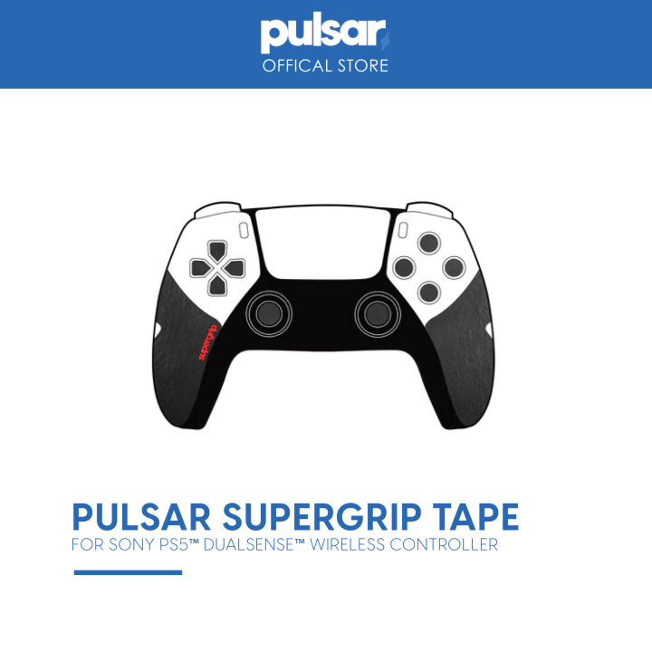 Pulsar Supergrip Grip Tape for Sony PS5 DualSense Wireless Controller ...