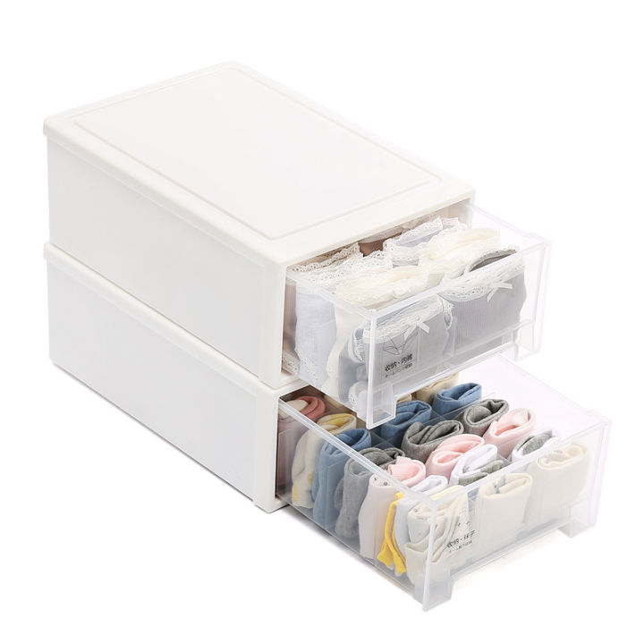 Shiok Living 🚀 5L Stackable Storage Box Multipurpose Plastic Wardrobe ...