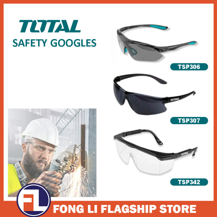 TOTAL Safety Goggles TSP307 / TSP306 / TSP342 | Lazada