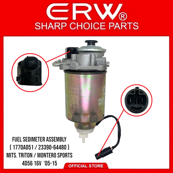 FUEL FEED PUMP ASSEMBLY/FUEL SEDIMETER ASSEMBLY. (1770A051 / 23390 ...