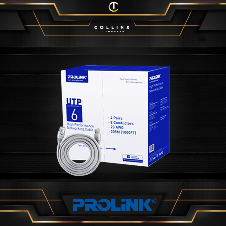 305M Prolink CAT6 Network Ethernet UTP Cable | 1000FT High Speed and ...