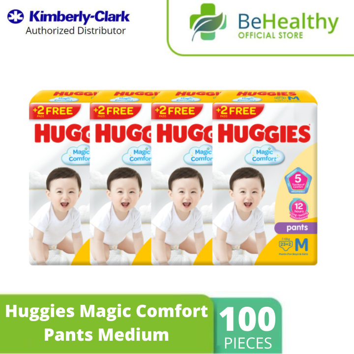 Huggies Magic Comfort Pants Medium (eco pack) - 100 pcs | Lazada PH