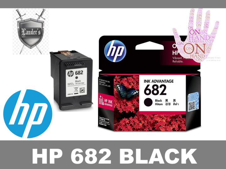 HP 682 Black Original Ink Advantage Cartridge | Lazada PH