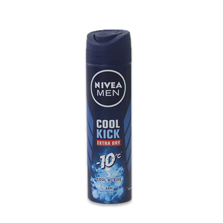 Nivea Men Deodorant Cool Kick Anti Perspirant Spray 150ml | Lazada PH