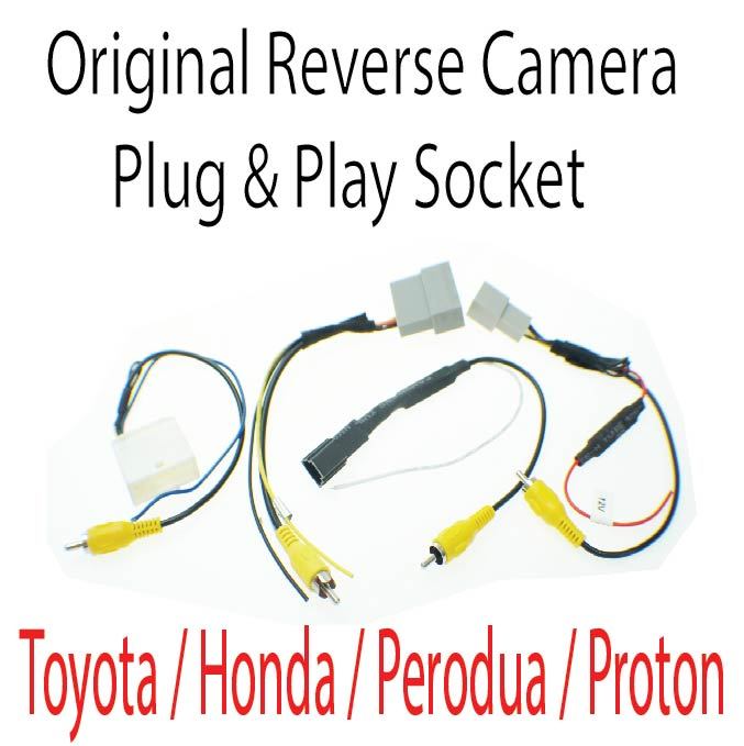 Toyota / Honda / Perodua / Proton OEM Original Reverse Camera Plug ...