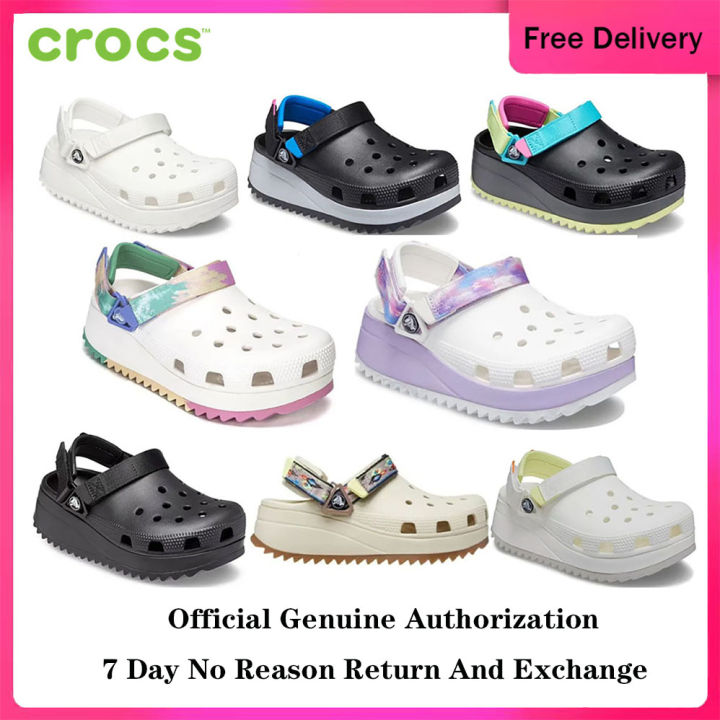 【สินค้าของแท้อย่างเป็นทางการ】Crocs Classic Hiker Clog Men's and women's ...