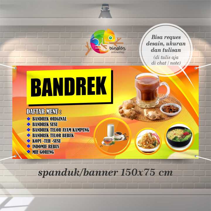 Spanduk Banner Bandrek Murah Berkualitas | Lazada Indonesia