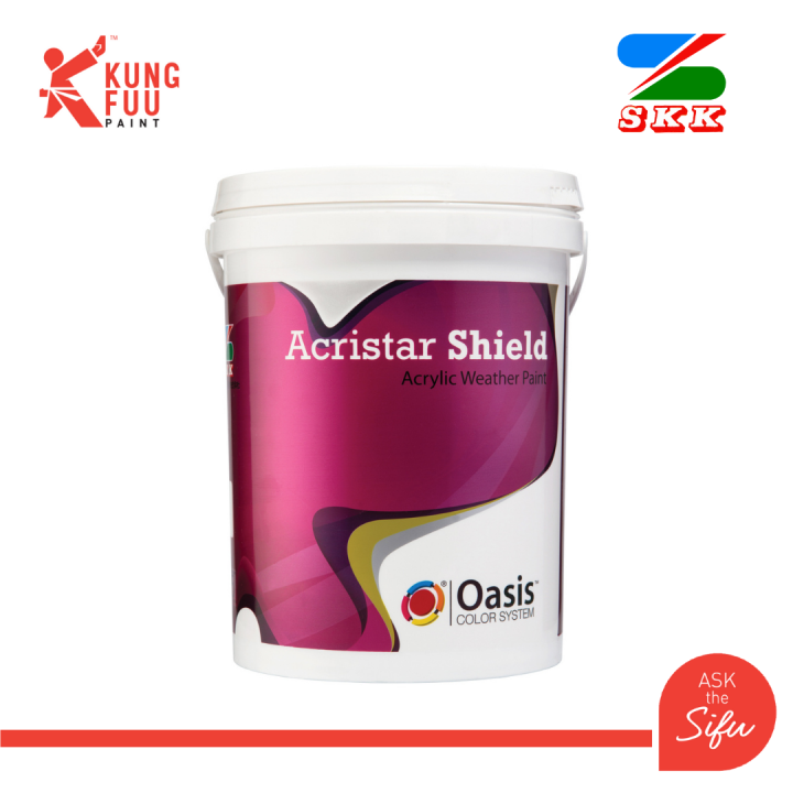 SKK Acristar Shield 1 Litre / 5 Litre / 20 Litre Acrylic Weather BASE A ...