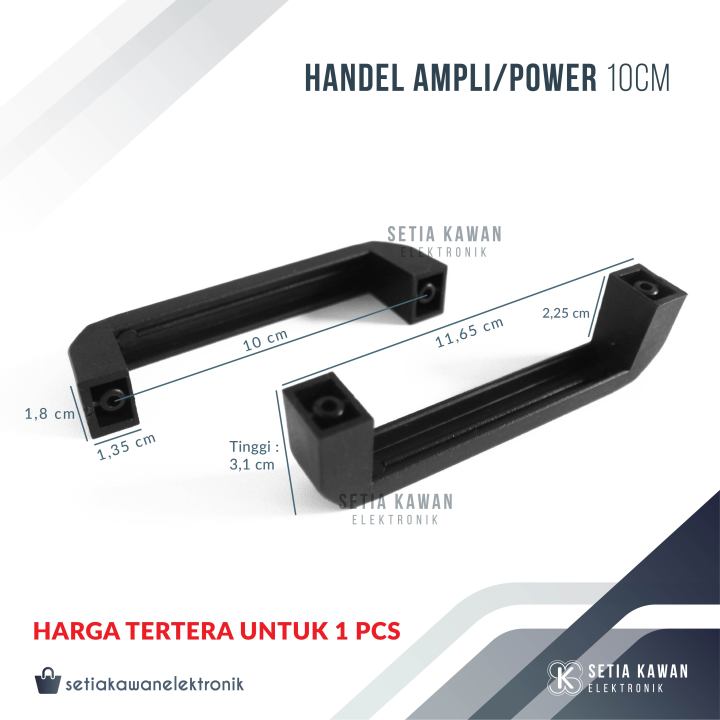 (1 pcs) Handle Ampli 10 cm / Handel Box Boks Amplifier Power Mixer ...