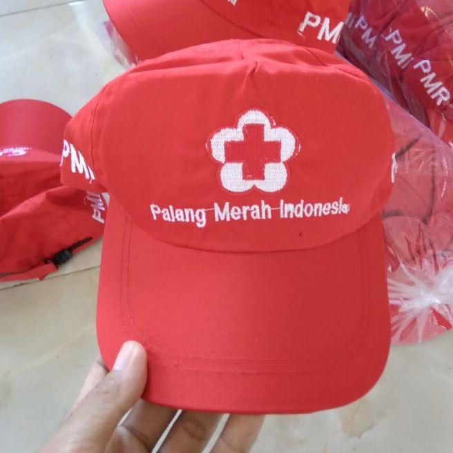 topi pmr merah | Lazada Indonesia