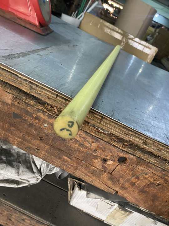 Nyloil Rod Oilon size 30mm dia x 1 meter Cast Nylon Oil Rod Engineering ...